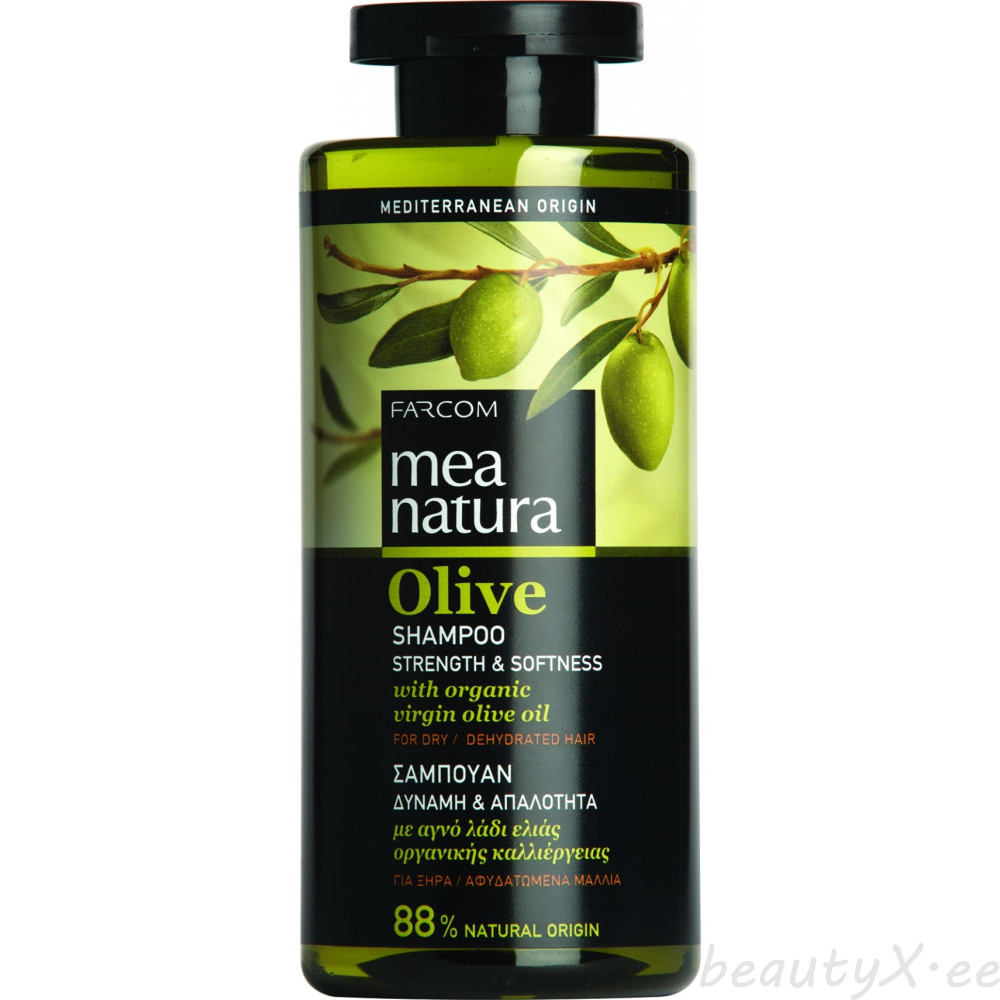 Farcom Shampoon Mea Natura Olive Kuivadele Juustele 300ml | BeautyX.ee