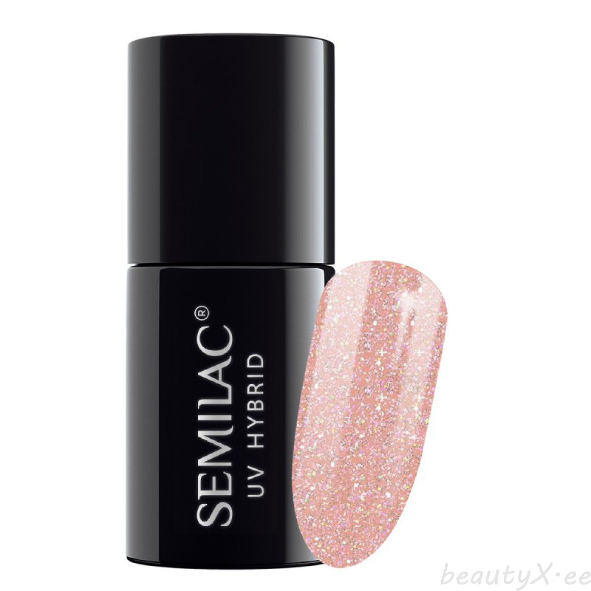 SEMILAC Extend 5 in 1, 804 Glitter Soft Beige 7 ml | BeautyX.ee