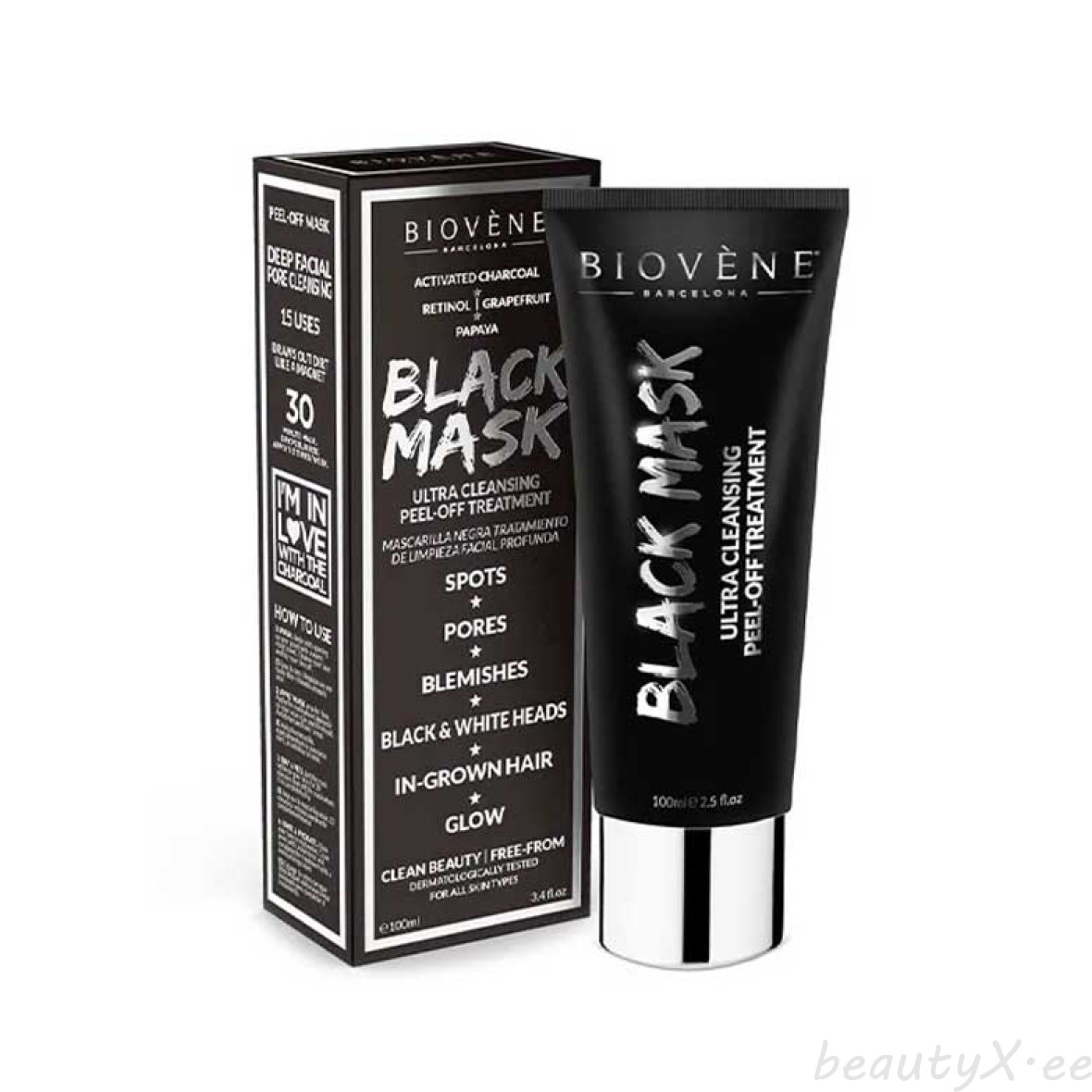 BIOVENE Black mask Ultra Cleansing Peel-off treatment 100 ml | BeautyX.ee