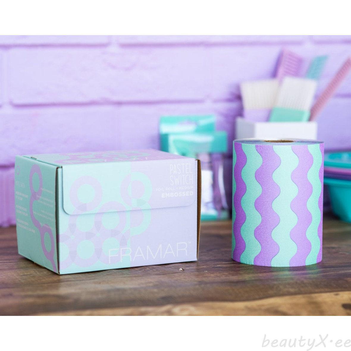 Framar Foolium Embossed Roll Medium Pastel Switch 12.7cm*97.5m | BeautyX.ee