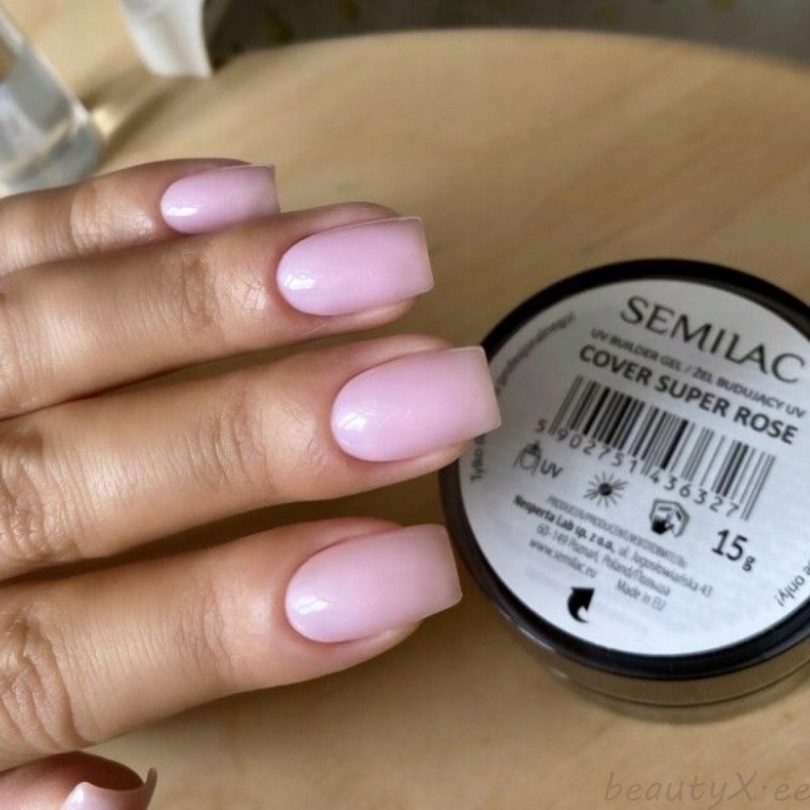 SEMILAC Builder Gel Cover Super Rose Ehitusgeel 15 g | BeautyX.ee