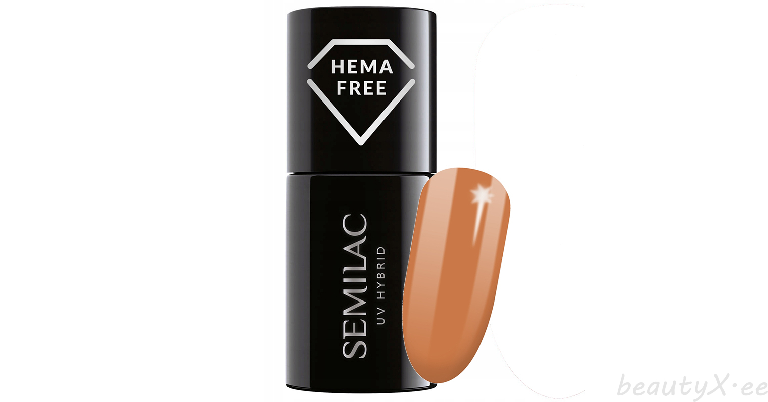 Semilac 416 Golden Hour Orange 7ml | BeautyX.ee