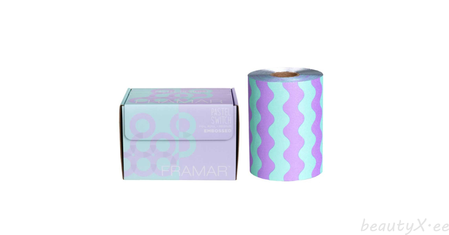 Framar Foolium Embossed Roll Medium Pastel Switch 12.7cm*97.5m | BeautyX.ee
