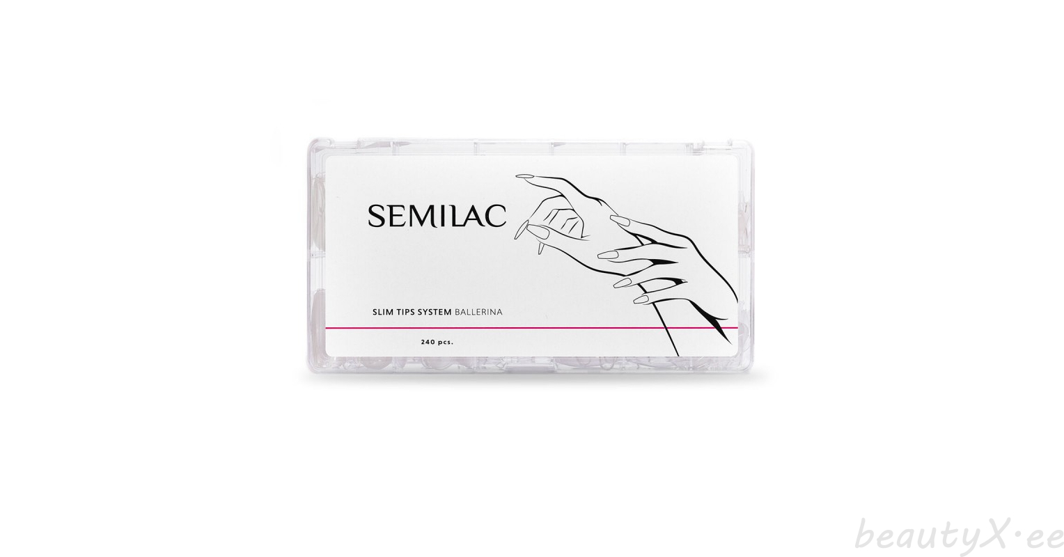 SEMILAC Slim tips system BALLERINA, 240 pcs | BeautyX.ee