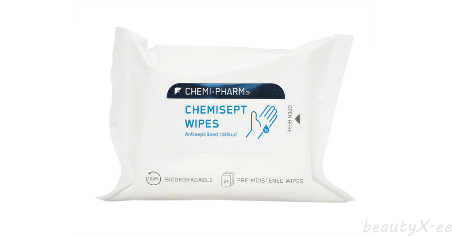 CHEMI-PHARM Chemisept Wipes 24tk. | BeautyX.ee